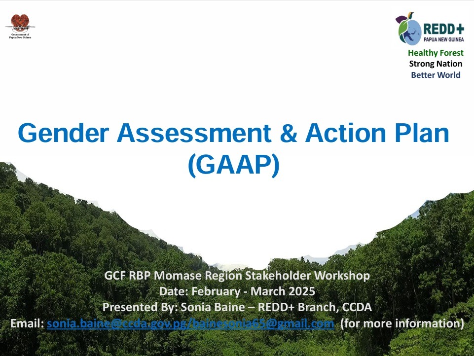 (CCDA, 2025) - PNG GCF RBP Momase Region Stakeholder Workshop_Gender ...